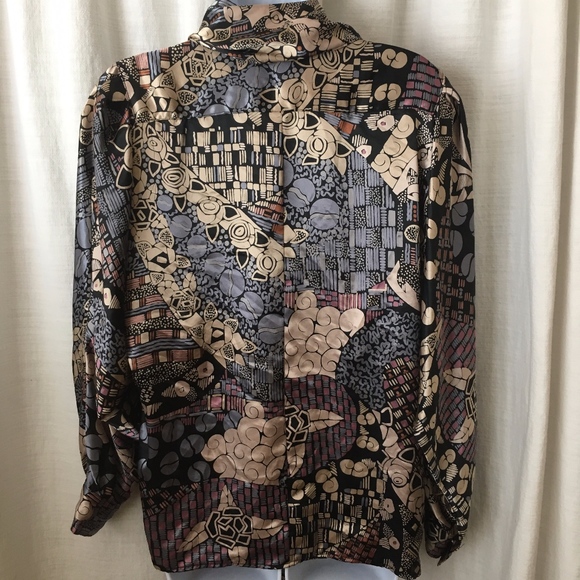 Tess | Tops | Vintage Tess Paris Dolman Blouse Wtie Scarf | Poshmark